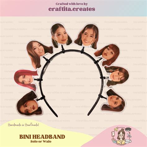 Bobble Head Bubble Head Headband Bini For Concert Use Shopee Philippines