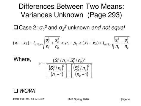 Ppt Estimating The Difference Between Two Means Powerpoint