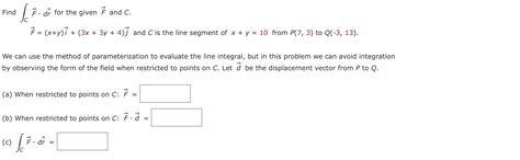 Solved Find Cvec F Dvec R For The Given Vec F And Chegg