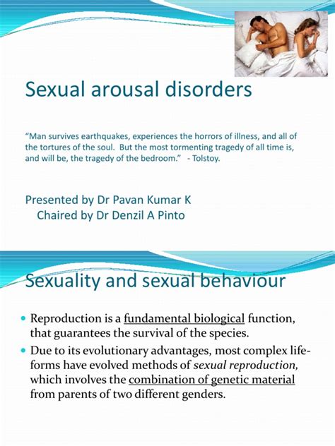 Understanding Sexual Arousal Disorders Pdf Sexual Dysfunction