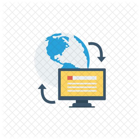 Data Sharing Icon Download In Flat Style