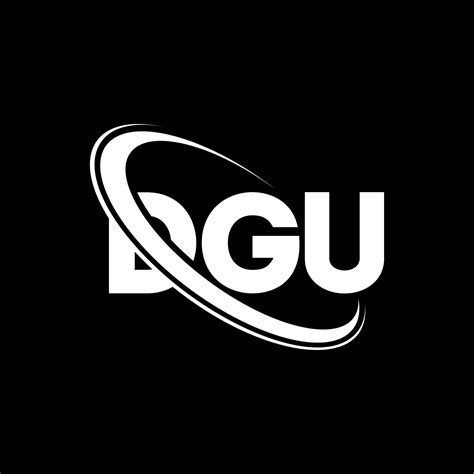 Logotipo De La Dgu Carta Dgu Diseño Del Logotipo De La Letra Dgu