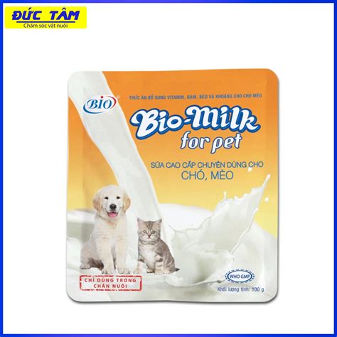 Sữa Bột Cho Chó Mèo Con Bio Milk 100g Thú Y Đức Tâm