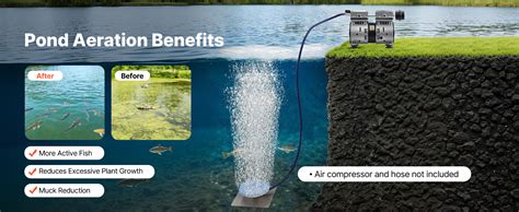 Vevor Pond Aerator Air Diffuser 8 In Durable Silicone