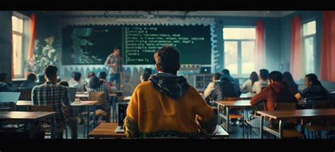 Premium Photo Coding Workshop Classroom Setting With A Learning