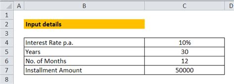 Present Value Factor Formula Calculator Excel Template