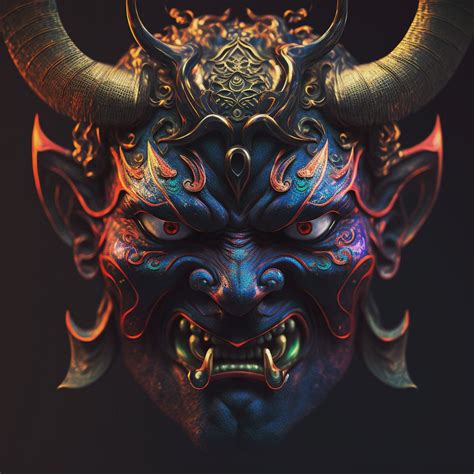 Oni Mask V1 Fantasie Gestalten