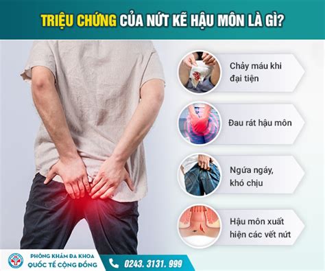 Nứt kẽ hậu môn Nguyên nhân triệu chứng và cách điều trị