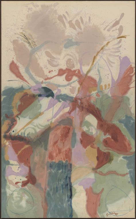 With Fierce Poise Helen Frankenthaler Poured Beauty Onto Canvas Npr