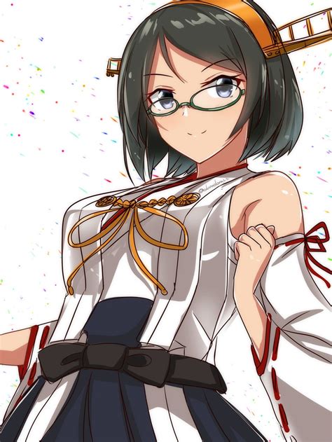 Kirishima And Kirishima Kai Ni Kantai Collection Drawn By Rokoroko