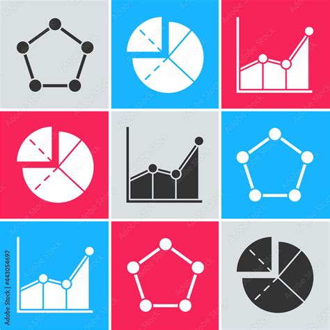 Set Geometric Figure Pentagonal Prism Graph Schedule Chart Diagram