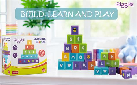 Funskool Giggles Learning Blocks Educational Blocks Teaches Alphabet