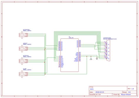 Robotic Arm EasyEDA Open Source Hardware Lab