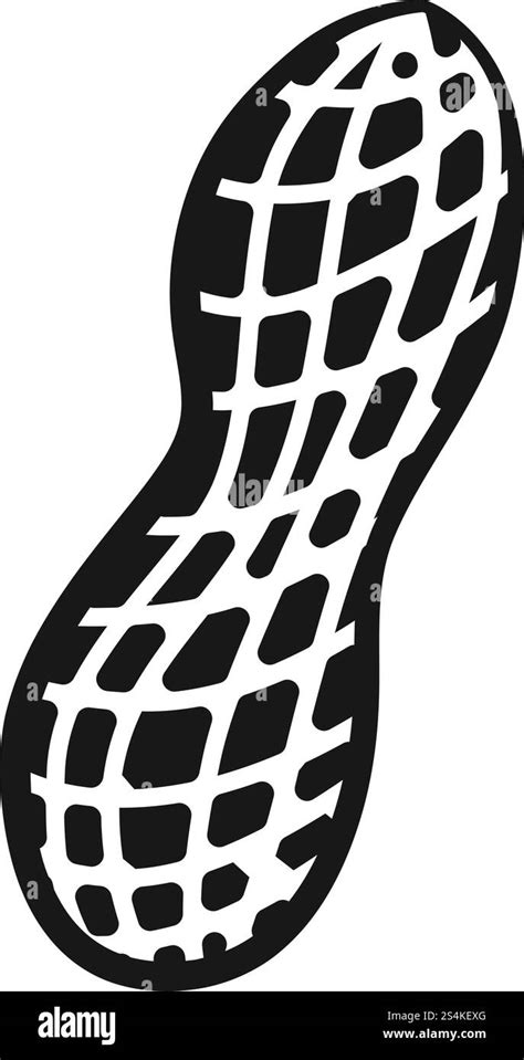 Peanut Shell Icon Simple Illustration Of Peanut Shell Vector Icon For Web Design Isolated On