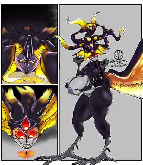 Rule 34 3 Eyes 4 Arms Areola Areolae Avian Big Areola Bird Feet Black Feathers Black Wings