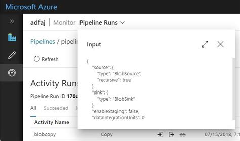 Exploring Azure Data Factory Activity Execution Details Daily Net Tips