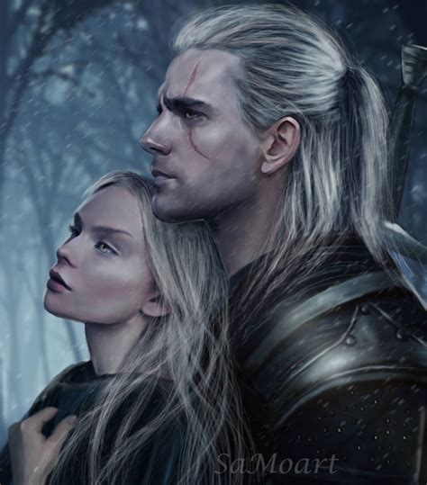 Geralt And Ciri By Samo Art On Deviantart