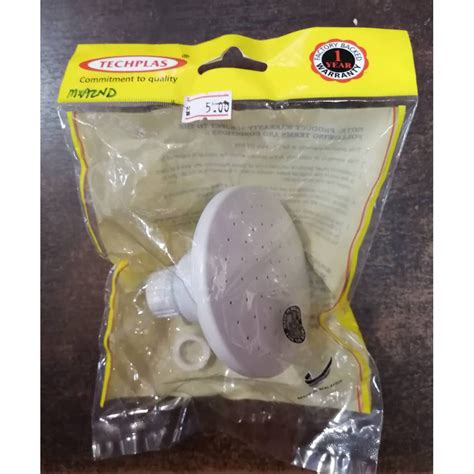 Techplas 4 Plastic Shower Rose Head Shopee Malaysia
