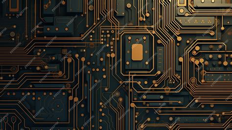 Premium Ai Image Circuit Board Aesthetics Textured Background With