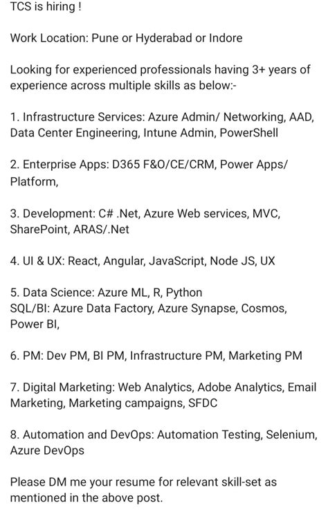 Saurabh Kulkarni On Linkedin Tcshiring