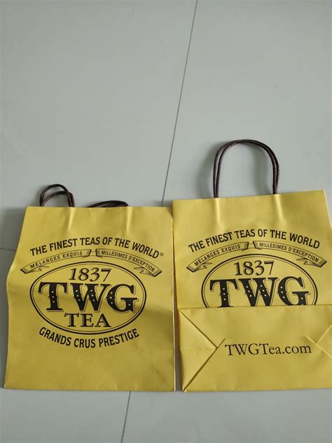 Twg Bacha Paper Bag Food And Drinks Other Food And Drinks On Carousell