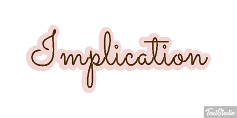 Implication Word Animated  Logo Designs
