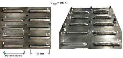 3 7 The Result Of Exp 4 Vertical Overlap Weld Bead At T Init 400°c