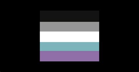 Aegosexual Flag 5 Stripes Aegosexual Sticker Teepublic
