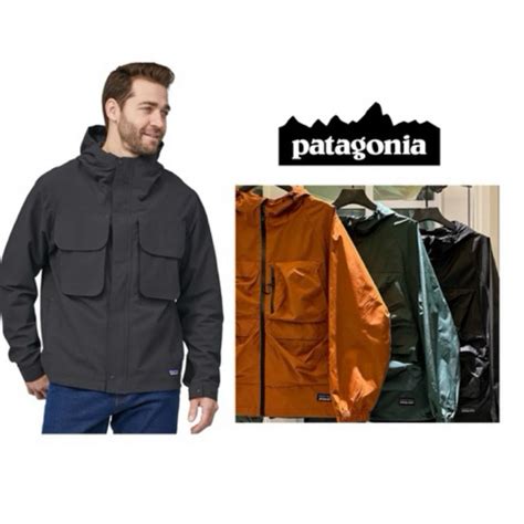 巴塔 Patagoni 24ss P 6 Logo Isthmus Utility Ink 戶外多口袋功能性防風防水 蝦皮購物
