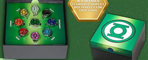 Dc Comics Green Lantern Power Rings Emotional Spectrum Includes 9