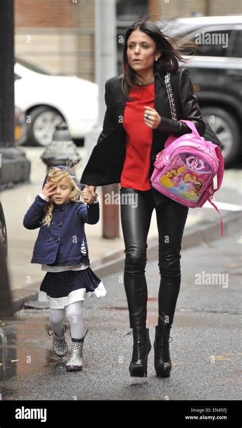 Bethenny Frankel Picks Up Her Daughter Bryn From School Featuring