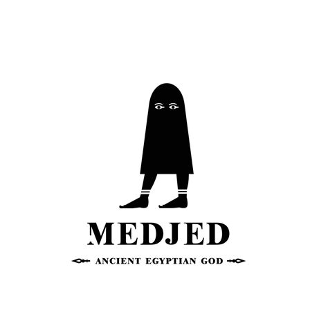 Silhouette Of The Iconic Ancient Egyptian God Medjed Middle Eastern
