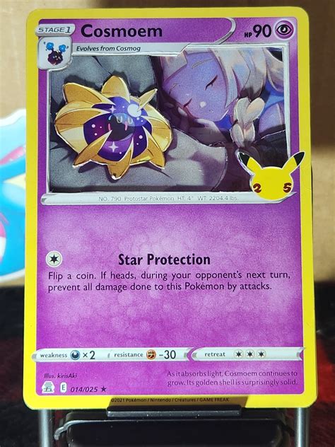 Shadow Box Pokémon Card Cosmoem Etsy Singapore