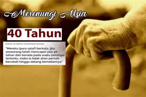 YD1JNI BIMBINGAN ISLAM. 📖: Doa Ketika Berumur 40 Tahun dan Rahasianya