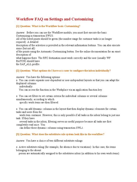 Pdf Workflow Faq On Settings And Customizing Dokumen Tips