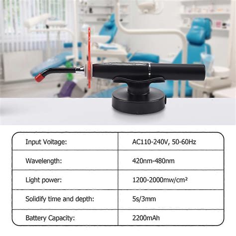 Wireless Led Dental Curing Light Device Dental Polymerized Resin
