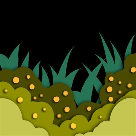 3d Paper Art Grass Clump Vector 3d Paper Art Grass Clump Grass Png