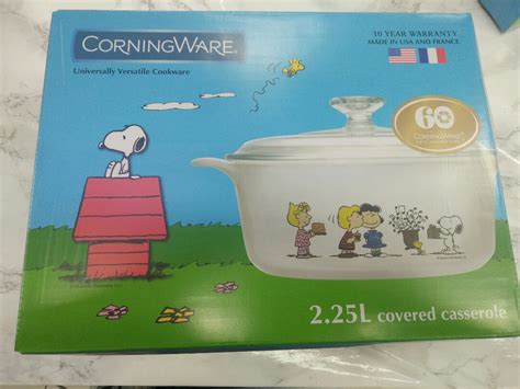 Peanuts Snoopy Corningware Cookware Tv And Home Appliances Kitchen Appliances Other Kitchen