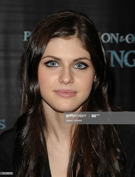 Actress Alexandra Daddario Attends The Percy Jackson And The News