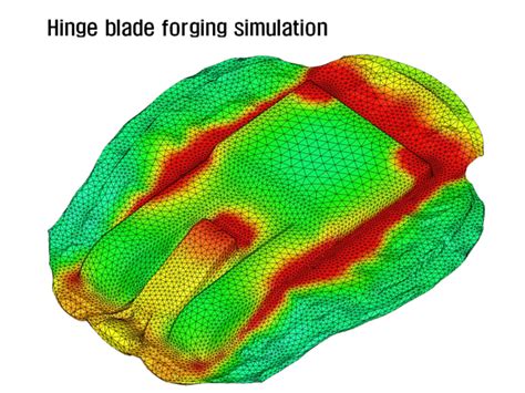 [열간단조]simulation Of A Hinge Blade Hot Forging Process Afdex