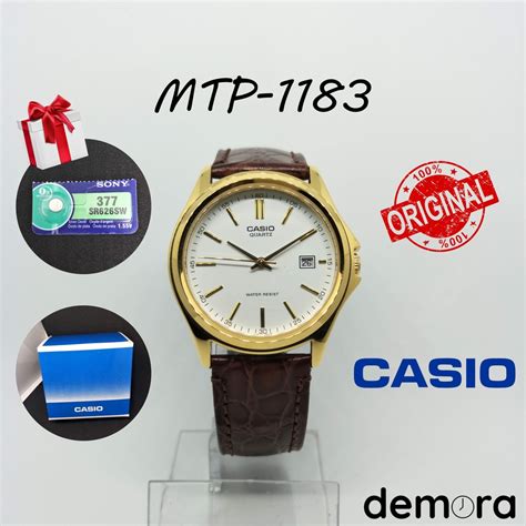 Casio Men Watches (MTP-1183) | Shopee Malaysia