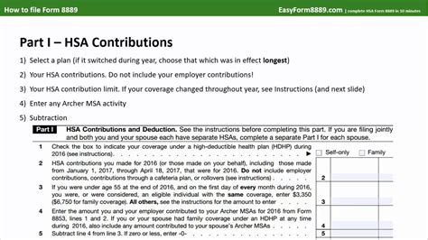 Tax Forms Related To Hsa At Patricia Furman Blog