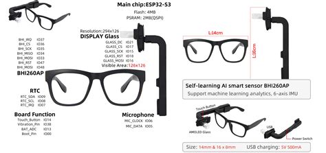 LILYGO T Glass An ESP32 Powered Smart Glasses With 1 1 Inch Prism Display IMU Microphone