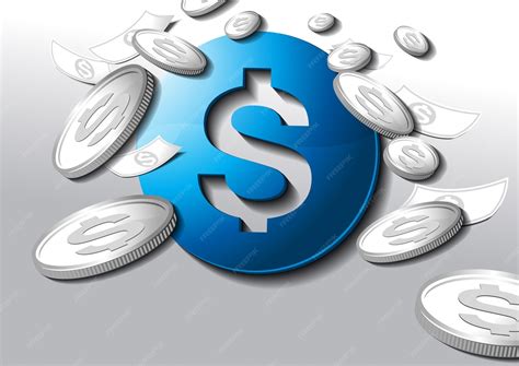 Ilustración De Vector De Dólar Vector Premium