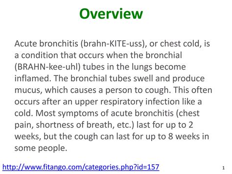 Bronchitis Pptx