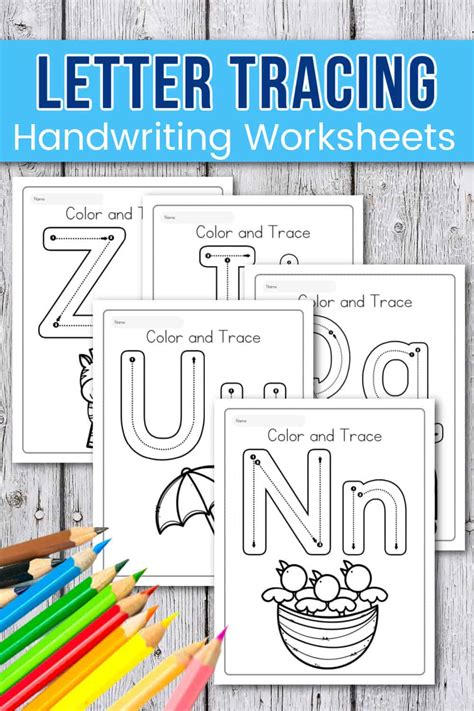 Free Printable Letter Tracing With Arrows