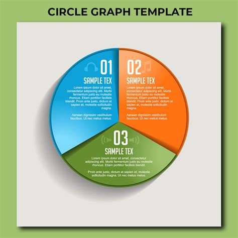 5 Circle Graph Template Photoshop Room