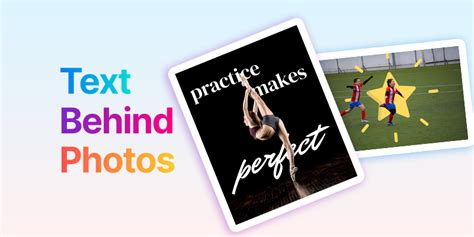 Text Behind Photos Create Stunning Art From Your Photos