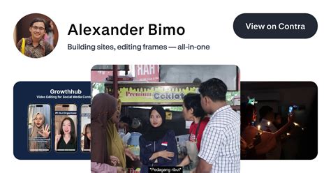 Alexander Bimos Work Contra
