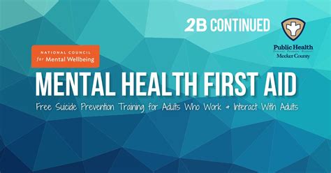 Adult Mhfa Litchfield For Community 2b Continued